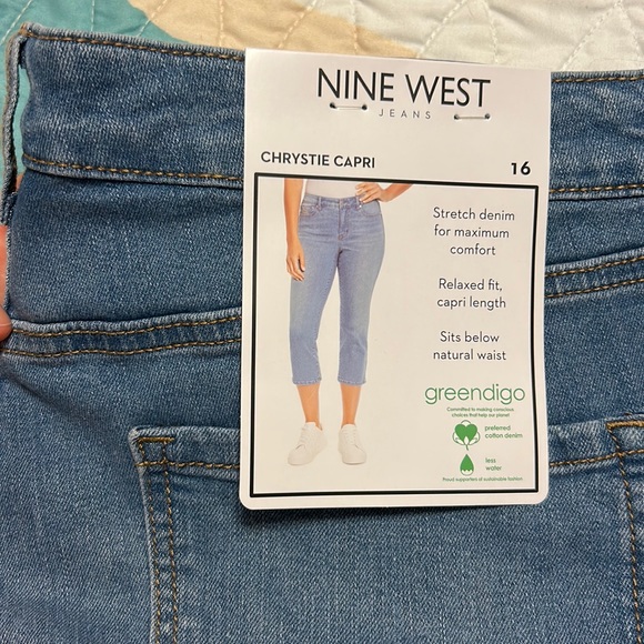 Nine West | Jeans | New Nine West Denim Capris Sz 6 | Poshmark